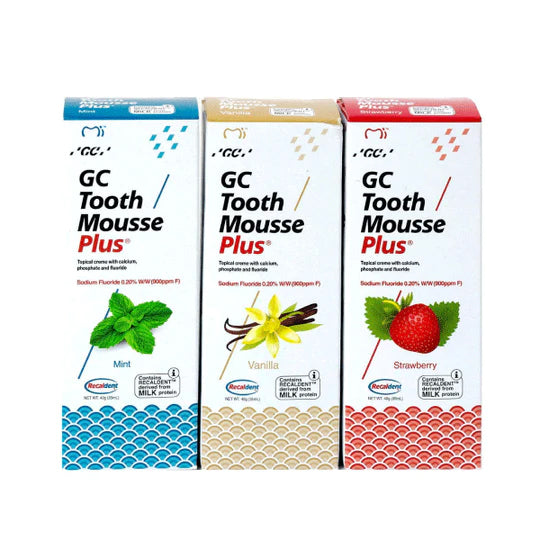 GC TOOTH MOUSSE PLUS WITH EXTRA MILK PROTEIN ASSORTED FLAVORS ...