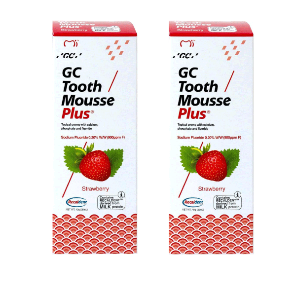 GC TOOTH MOUSSE PLUS WITH EXTRA MILK PROTEIN STRAWBERRY EXPIRY JULY 20 ...